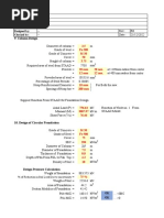 Design of U Type Return Wall - 10.9m | PDF | Geotechnical Engineering ...