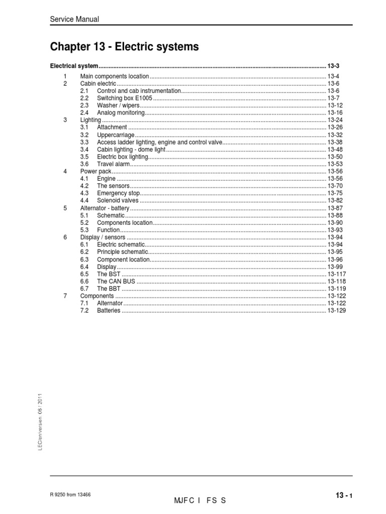 13 Electrical System | PDF | Switch | Relay