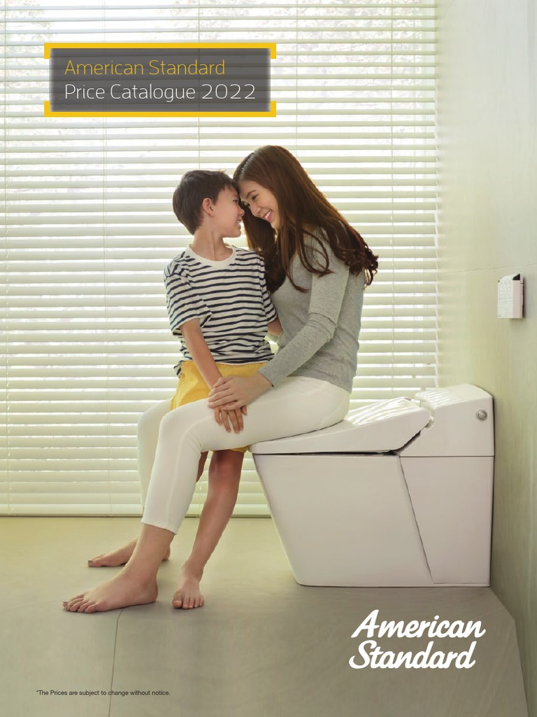American Standard Price Catalogue 2022 - Top Bathroom Products Under 40 ...