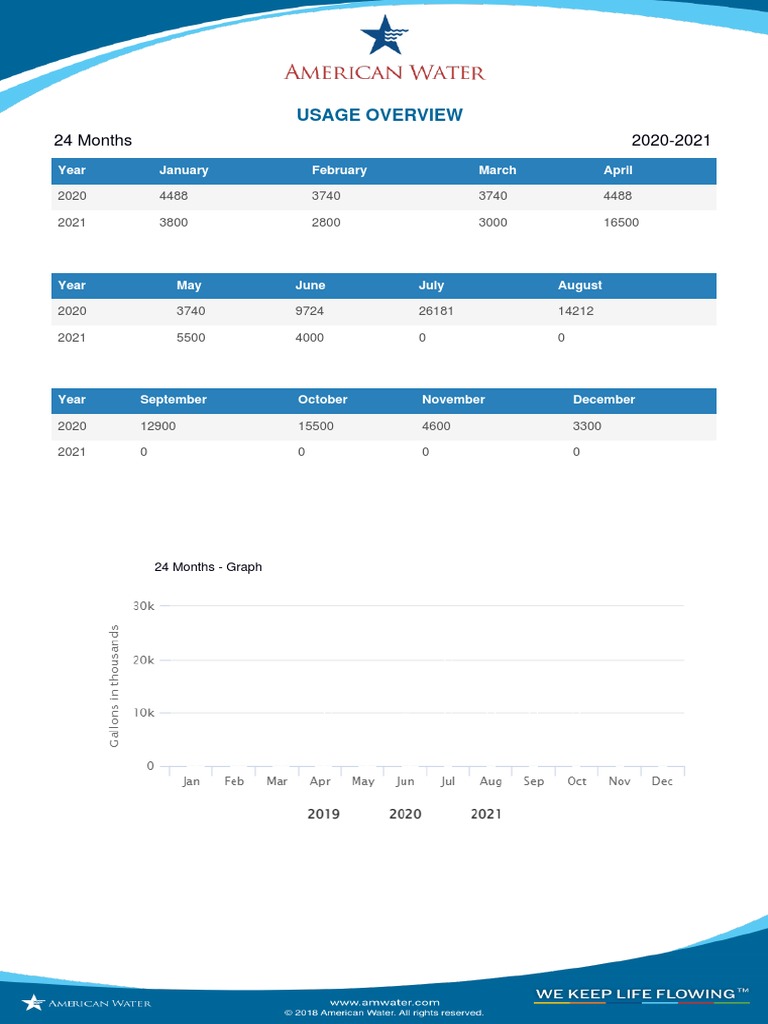 24-Month Usage Data Overview | PDF