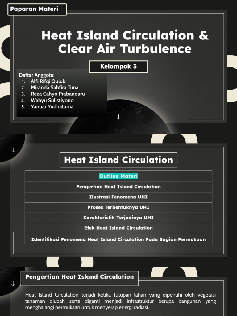 Urban Heat Island & Clear Air Turbulence | PDF