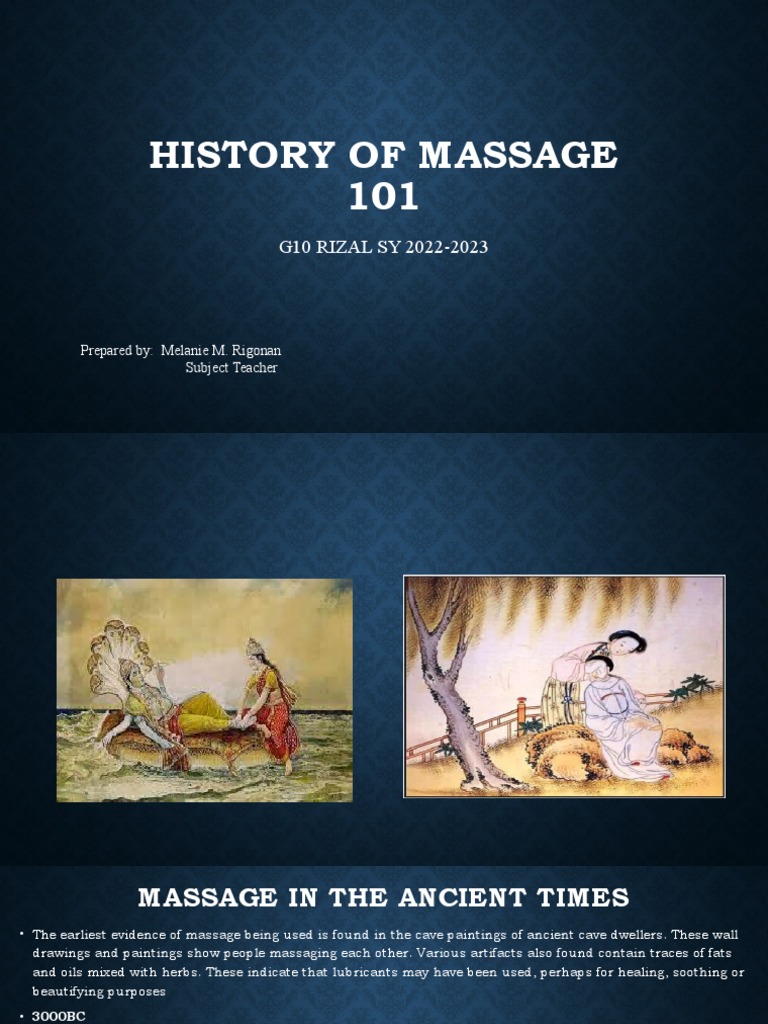 History of Massage 101 | PDF | Massage | Health Care