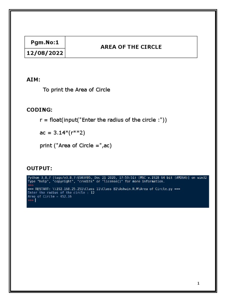 Practical_File(final) | PDF | Square Root | Letter Case