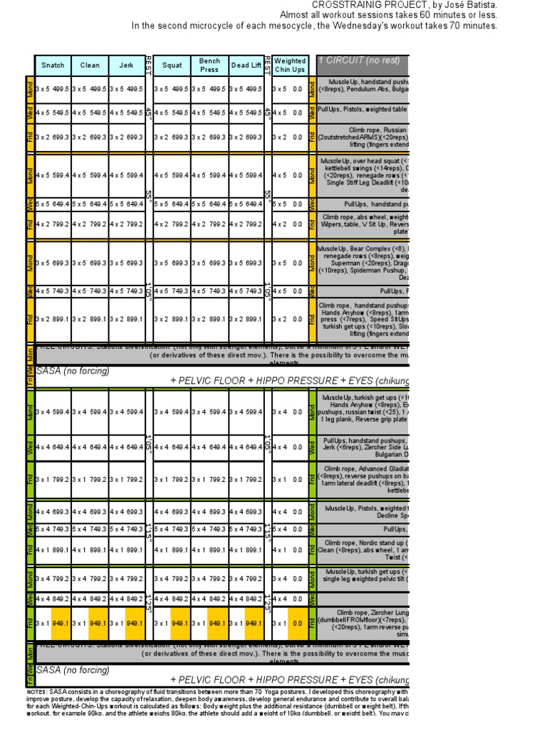 Cross Training Performance | PDF | Kettlebell | Hobbies