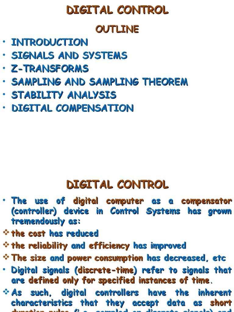 E552 - Digital Control | PDF | Analog To Digital Converter | Analogue Electronics