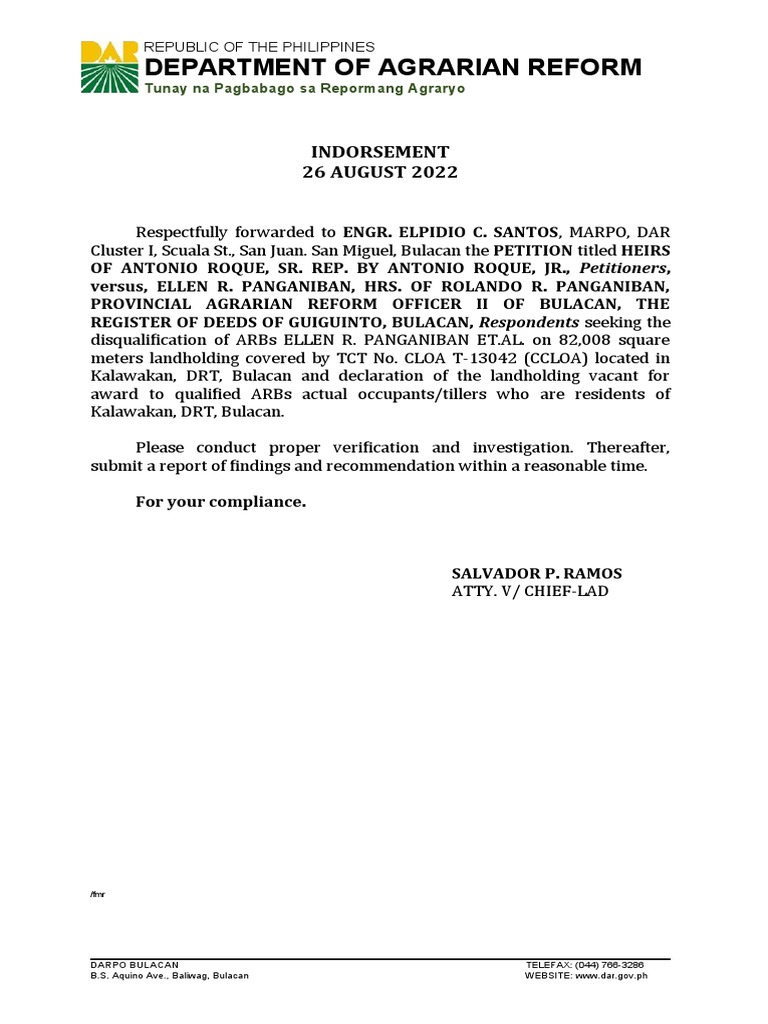 IND-CL1-Heirs of Antonio Roque | PDF