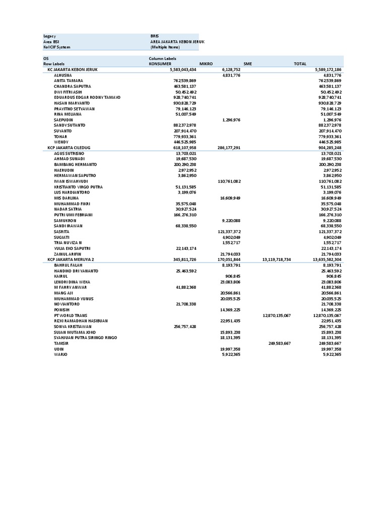 Legacy BRIS Area BSI document | PDF