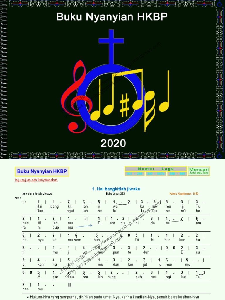 Buku Nyanyian HKBP: Puji-pujian | PDF