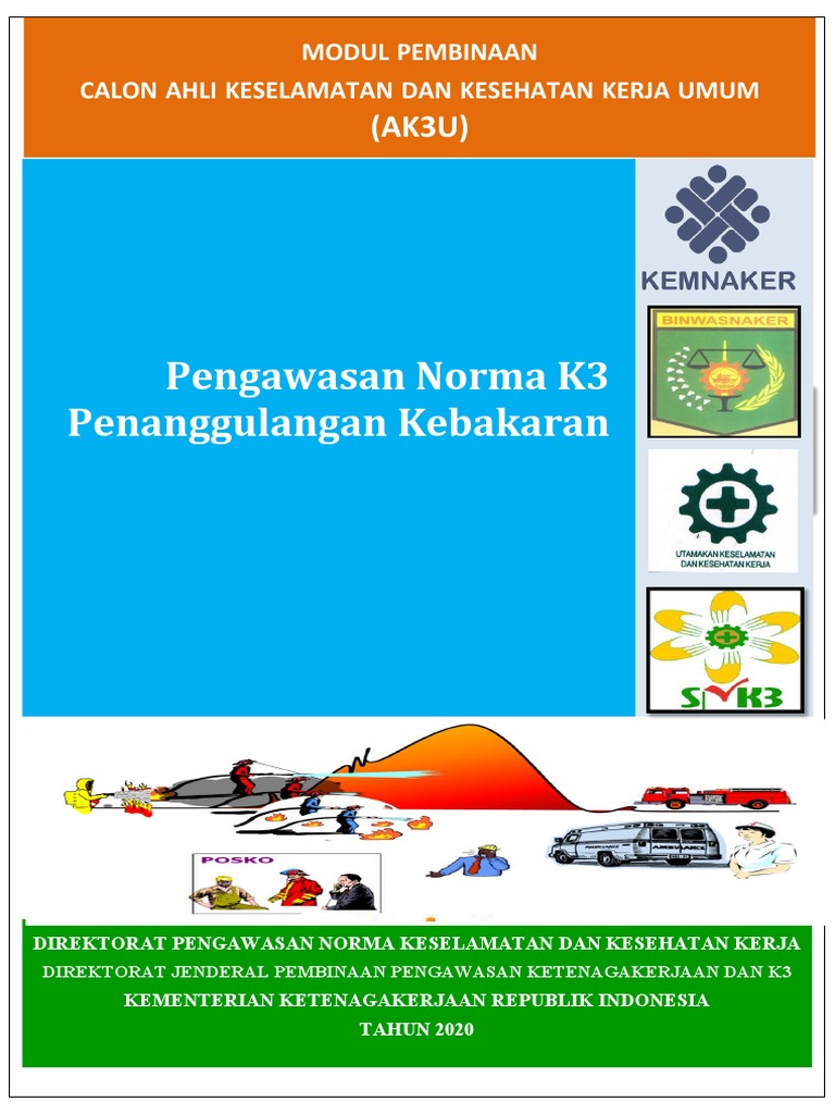 Modul K3 Penanggulangan Kebakaran | PDF | Sains & Matematika | Teknologi & Rekayasa