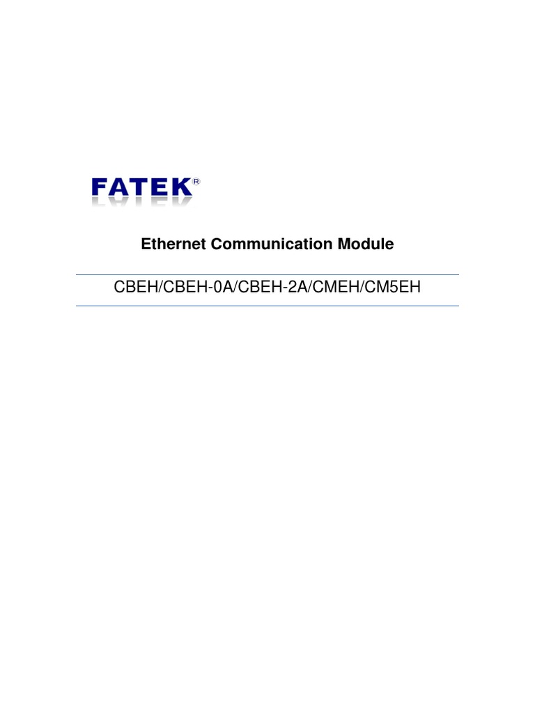 Ethernet Communication Module Manual En Pdf Port Computer Networking World Wide Web