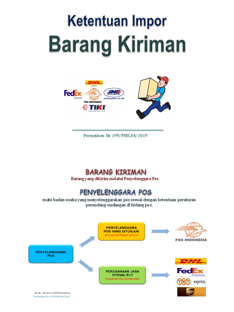 Ketentuan Bea Masuk Barang Kiriman | PDF