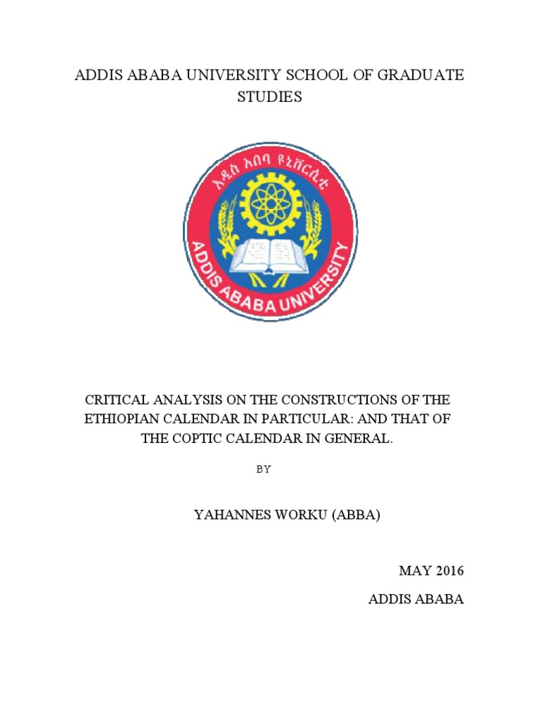 Yahannes Worku | PDF | Easter | Calendar