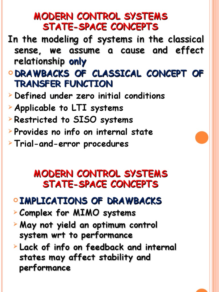 E707 - Modern Control-2 | PDF | Eigenvalues And Eigenvectors | Applied Mathematics