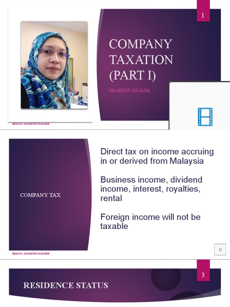 C5 - Company Taxation I | PDF | Expense | Taxes