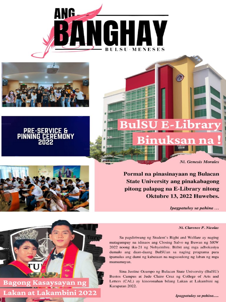 Ang BANGHAY Newspaper | PDF