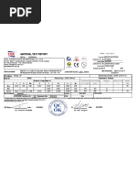Aluminum Extrusion Test Certificate | PDF | Extrusion | Materials
