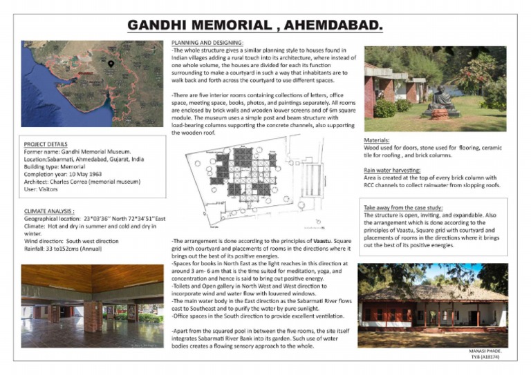 Case Study Gandhi Memorial | PDF