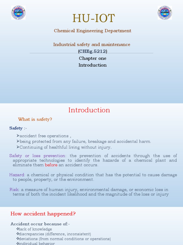 CHP 1... Introduction | Download Free PDF | Safety | Occupational Safety And Health