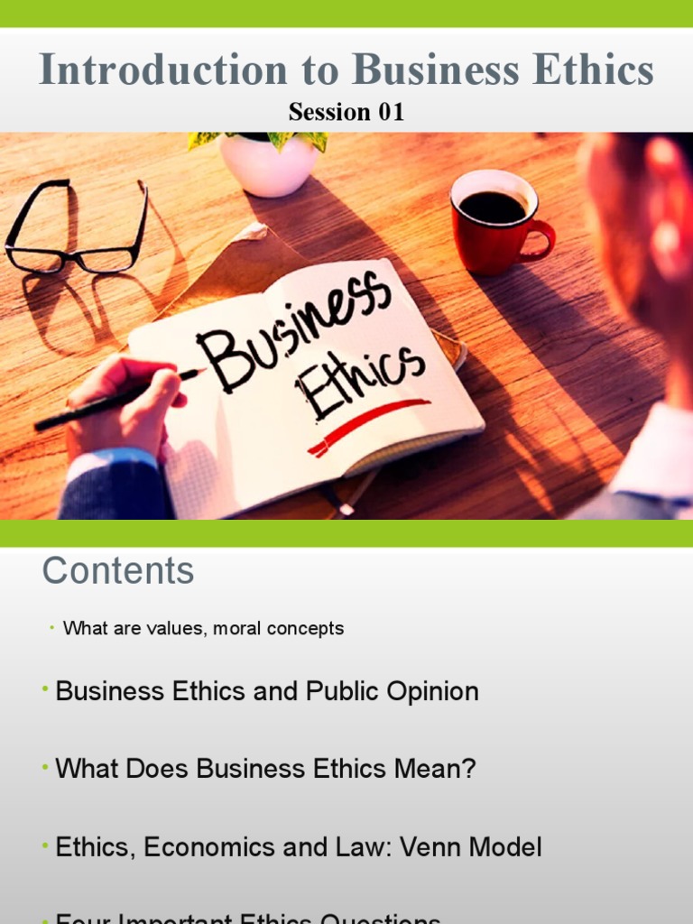 Understanding Business Ethics Basics | PDF | Business Ethics | Morality