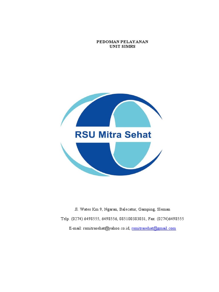 Mrmik.1.1, Mrmik.2.1, Mrmik.13.1, Mrmik. 13.1.1 Pedoman Pelayanan Simrs 2022 Format | PDF