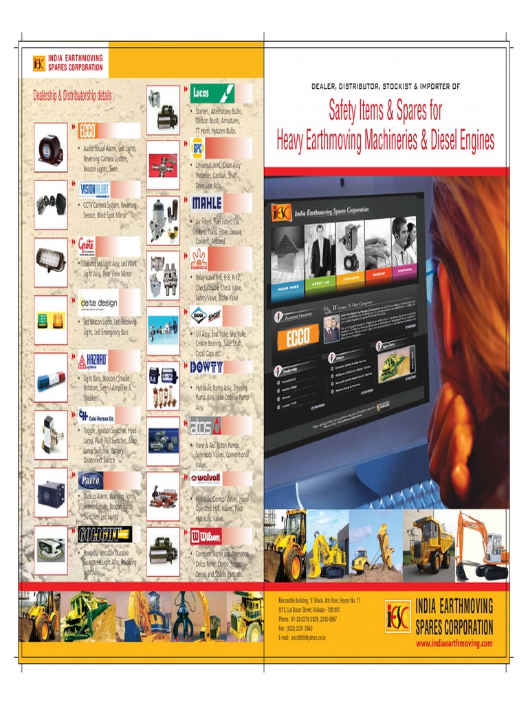 India Earthmoving Product Brochure | PDF | Loader (Equipment) | Manufactured Goods