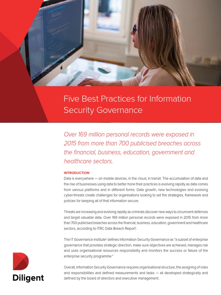 WP0018 - UK - Five Best Practices For Information Security Governance ...