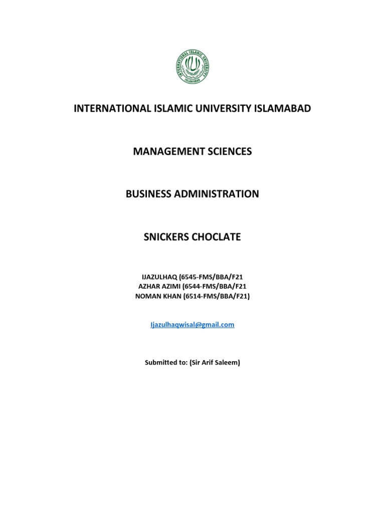 Snickers Marketing Strategy Overview | PDF | Marketing | Brand