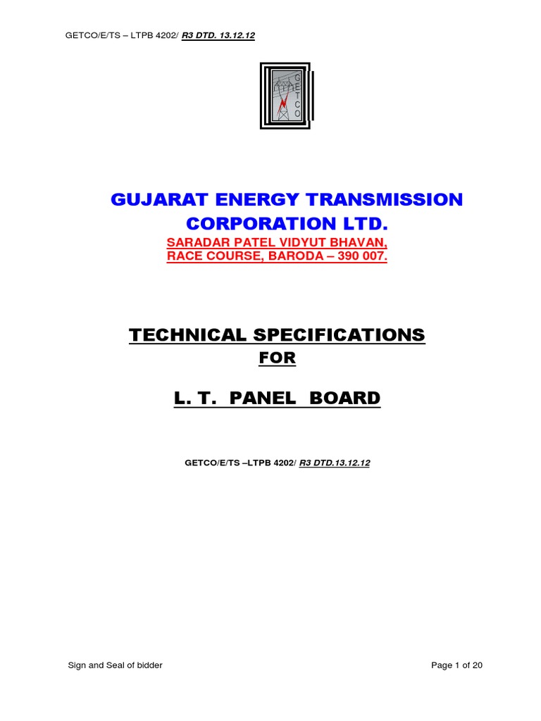 Split-Core Panelboard Monitoring Specs | PDF | Insulator (Electricity ...