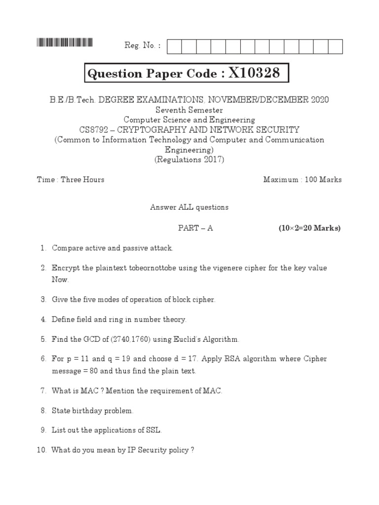 CSE-ND-2020-CS 8792-Cryptography and Network Security-488165205-CS8792 CRYPTOGRAPHY AND NETWORK ...