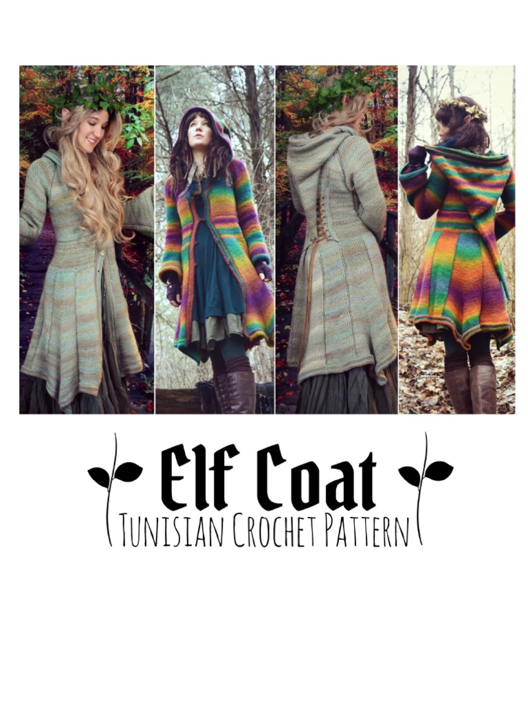 Elf Coat | PDF | Crochet | Gauge (Knitting)