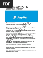 Basic Carding Tutorial PDF | PDF | Pay Pal | Credit Card