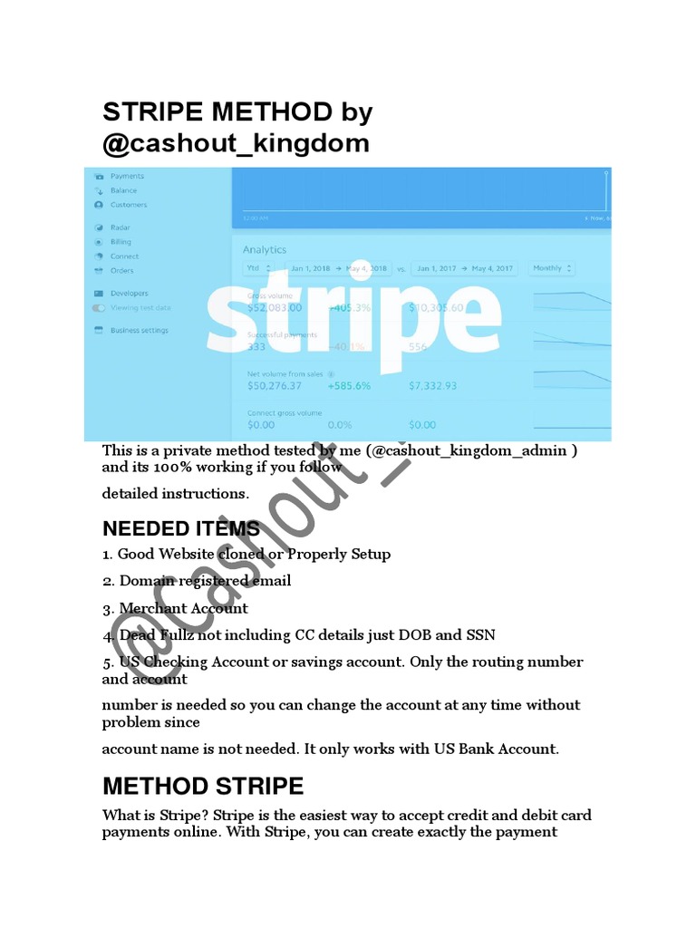 Stripe Method by @cashout - Kingdom | PDF