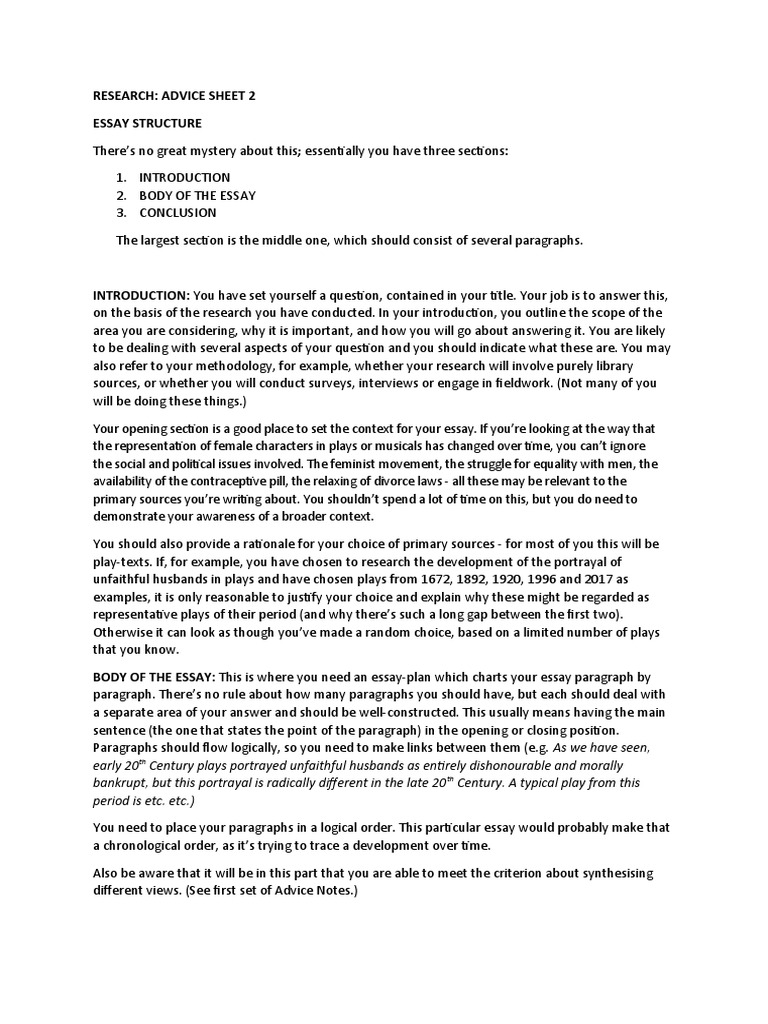 Essay Structure | PDF | Essays