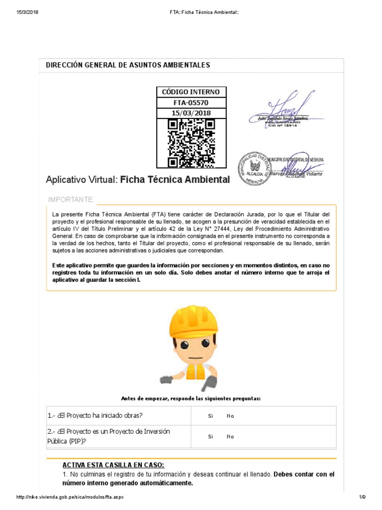 FTA Ficha TEcnica Ambiental 05570 | PDF | Agua | Aguas residuales