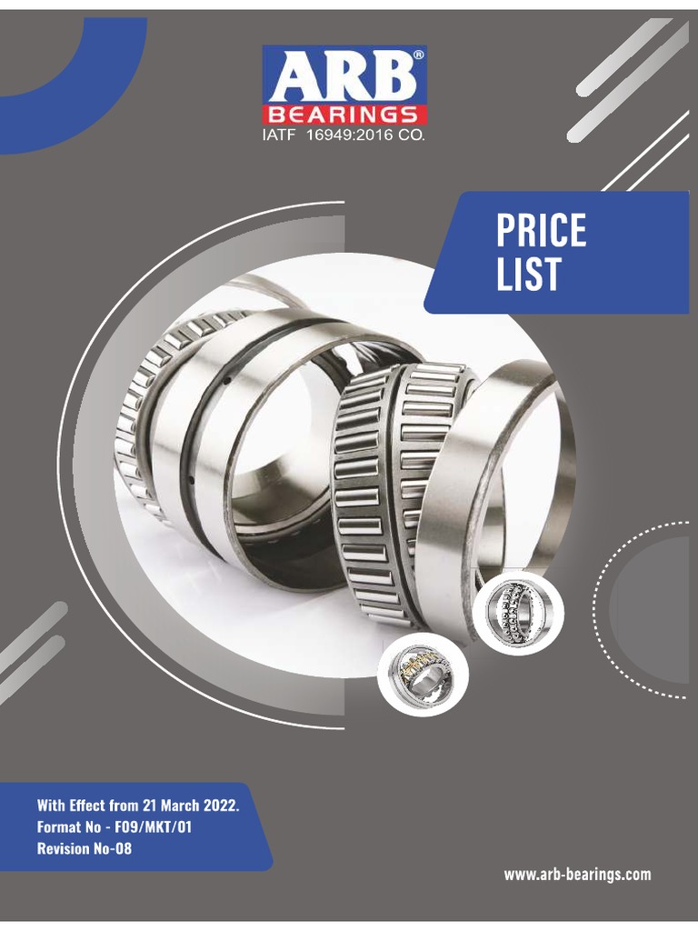 Arb Price List 1.6.22 | PDF