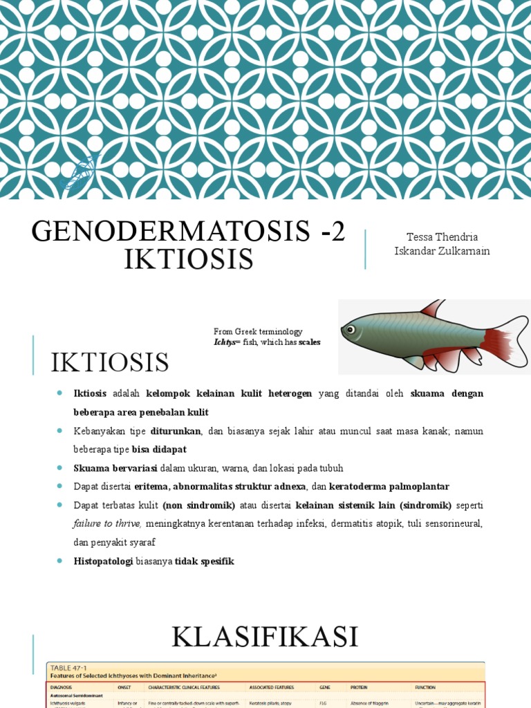 Genodermatosis-2 - Iktiosis (Tessa) | PDF