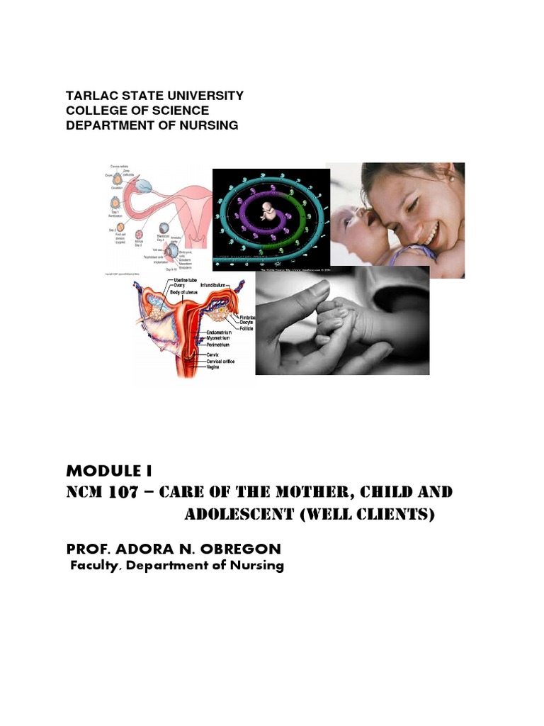 MODULE NCM 107 - Maternal | PDF | Nursing | Maternal Health