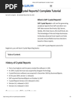 SAP B1 Crystal Reports Training Guide | PDF | Sql | Databases