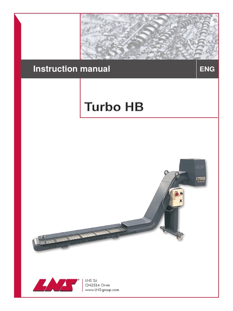 5750 5760 5770 5780 LNS Turbo Hinge Belt Instruction Manual | PDF ...