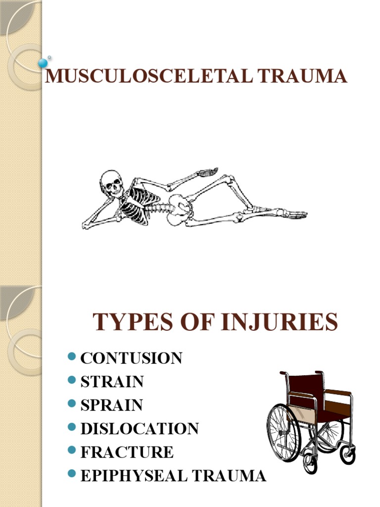 (KULIAH 10) Musculoskeletal Trauma | PDF | Knee | Biomechanics