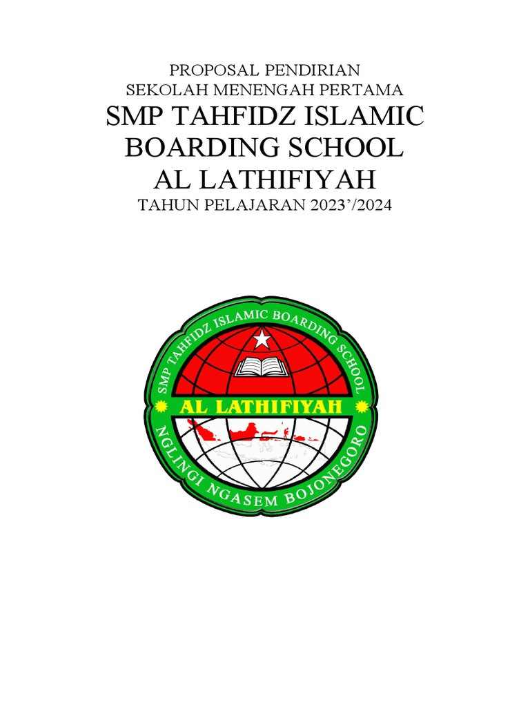 SMP Tahfidz IBS Al Lathifiyah Proposal | PDF