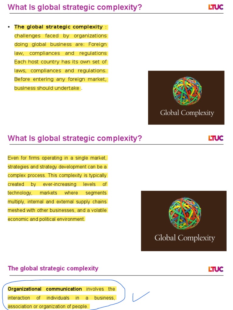 The Global Strategic Complexity | PDF | Supply Chain Management ...