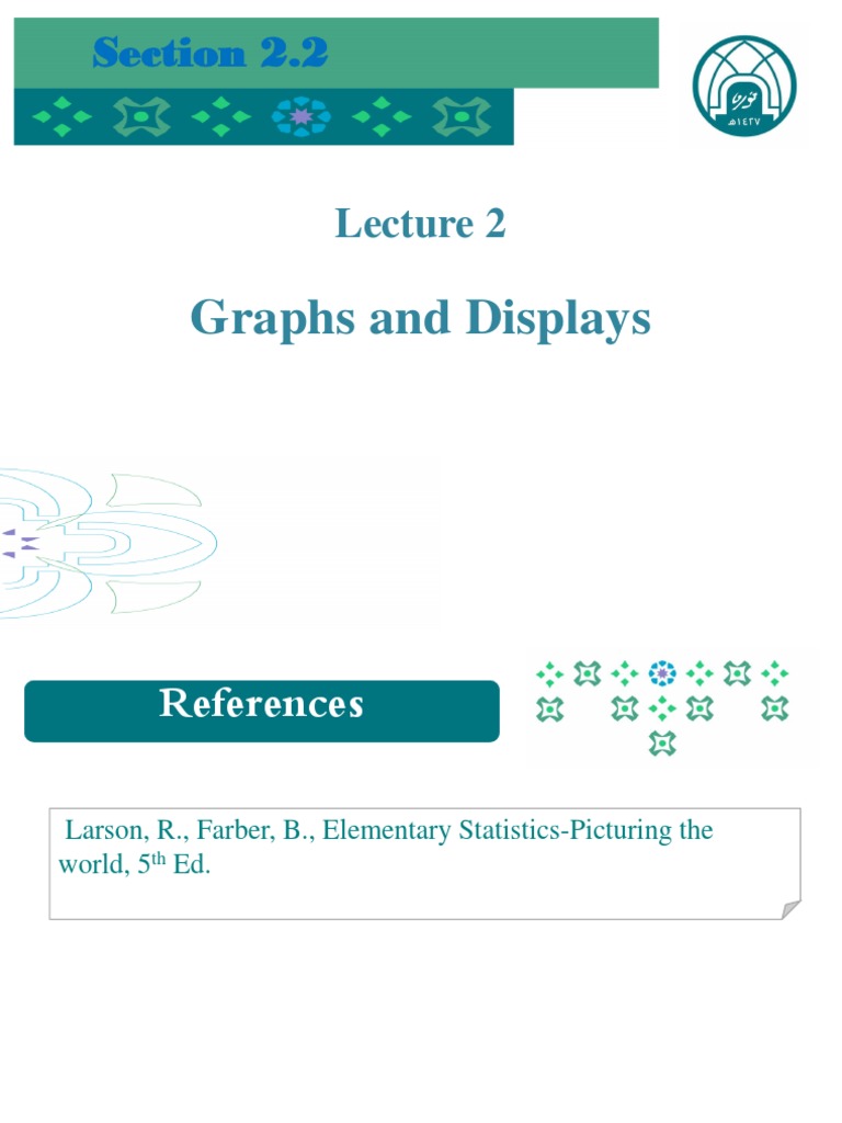 Second Lecture in Elementary Statistics 101 | PDF | Histogram | Pie Chart