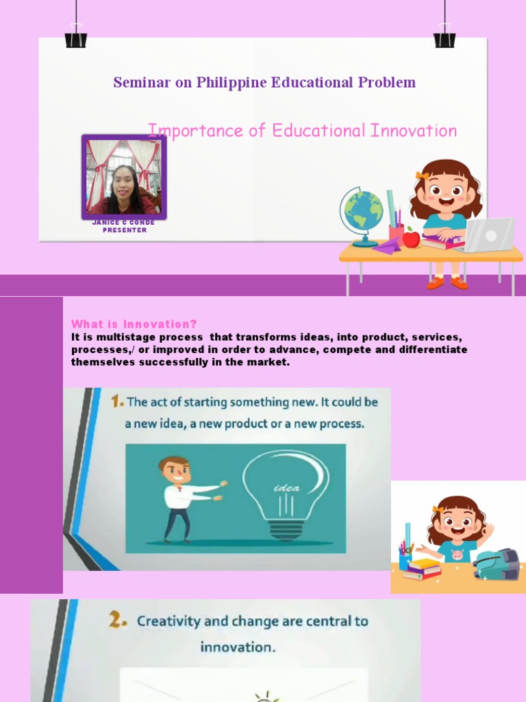 Importance of Educational Innovation | PDF | Learning | Teachers