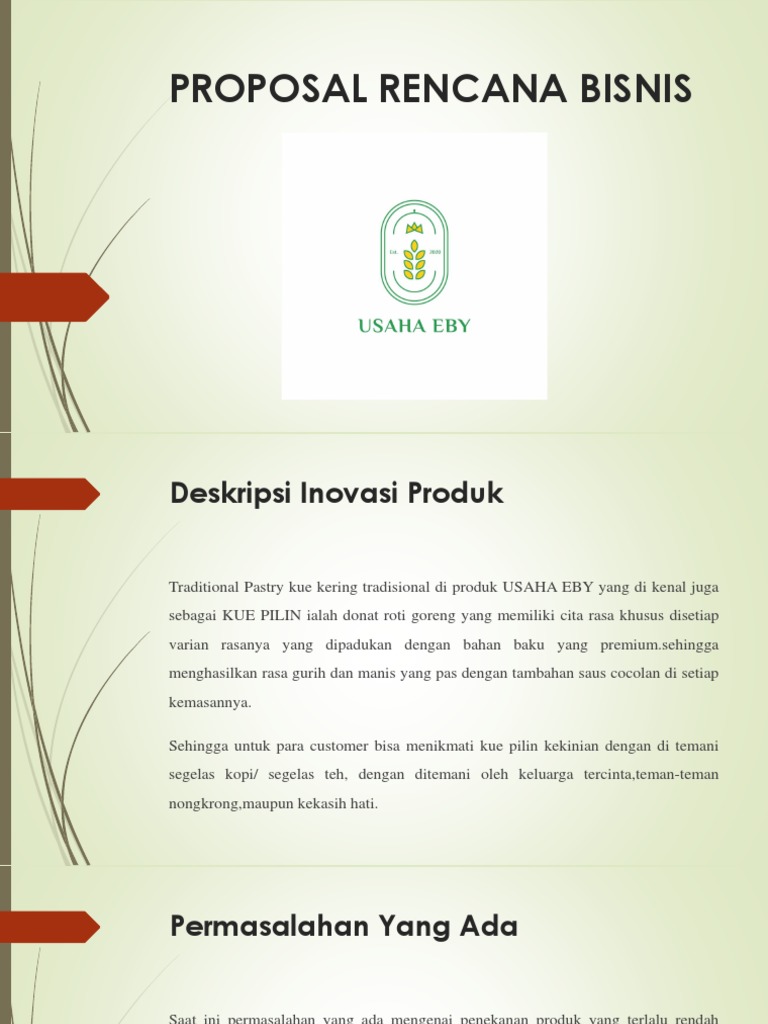 Proposal Rencana Bisnis | PDF