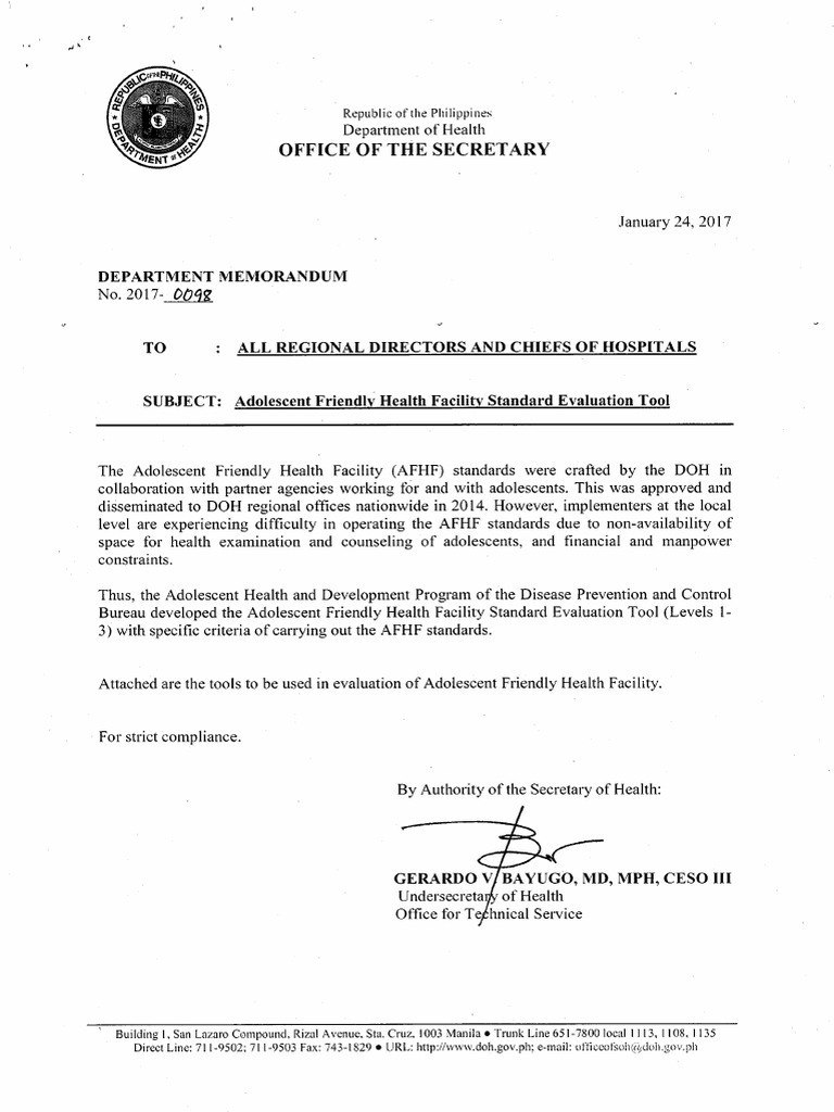 dm2017 0098 AFHF Assessment Tool | PDF