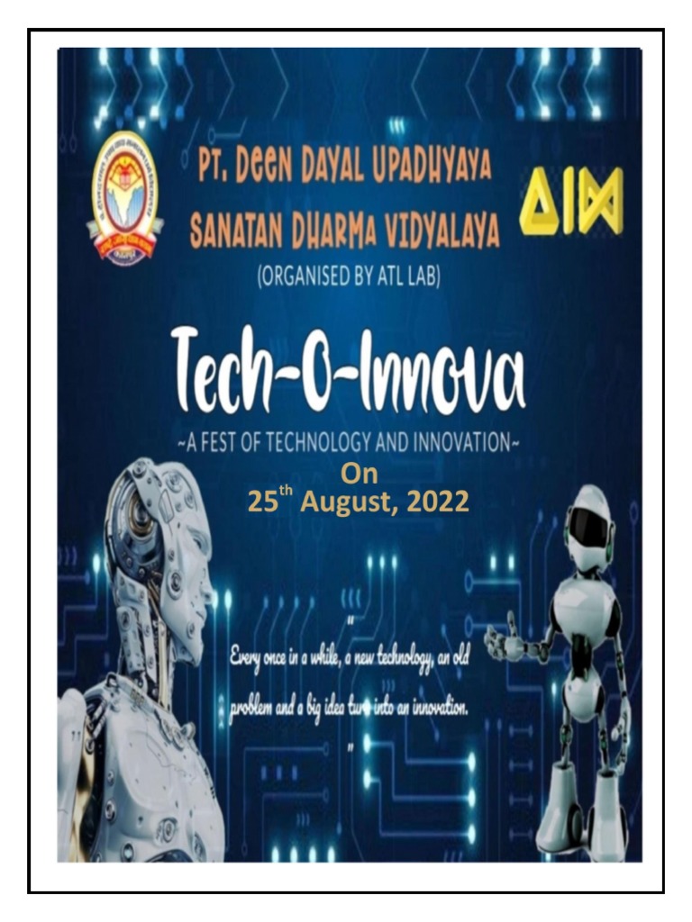 Tech o Innova 22 | PDF | Computer Programming | Programming Language