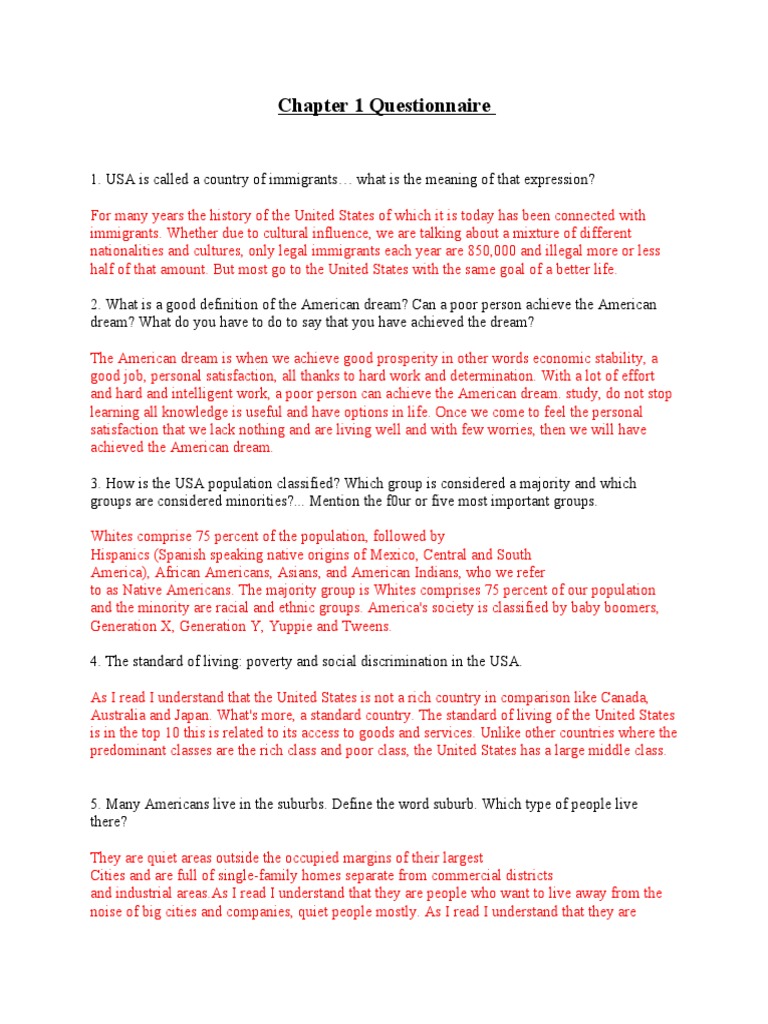 Understanding America's Immigrant Culture | PDF | The United States ...