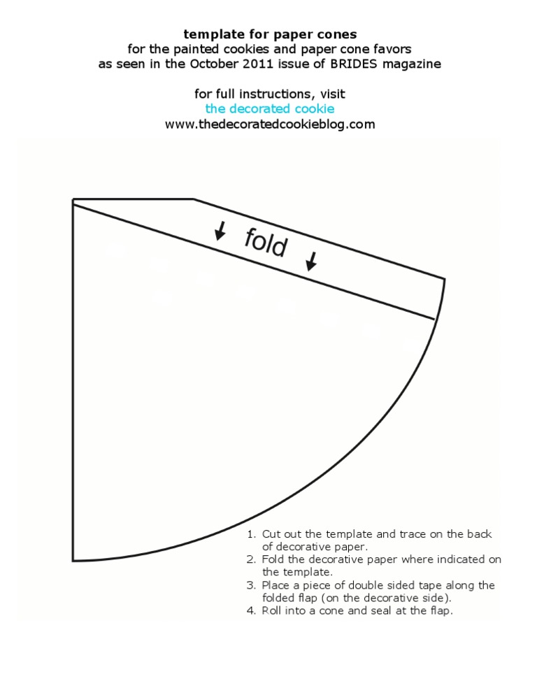 Cone Template | PDF