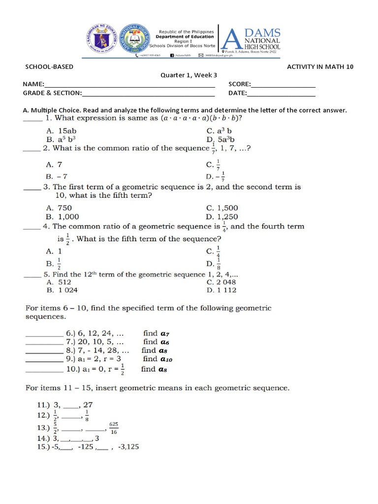 Math 10 Pdf